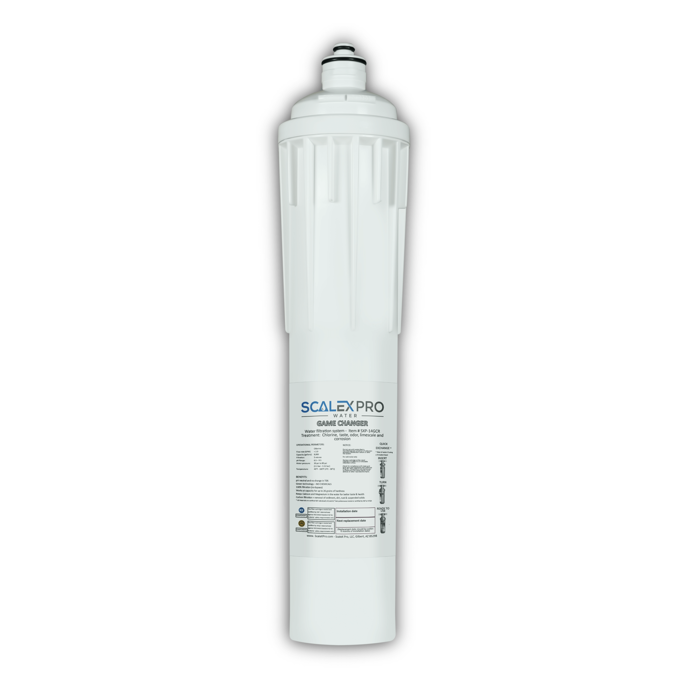 Game Changer - 14in Quick Change Water Filter – ScaleX Pro